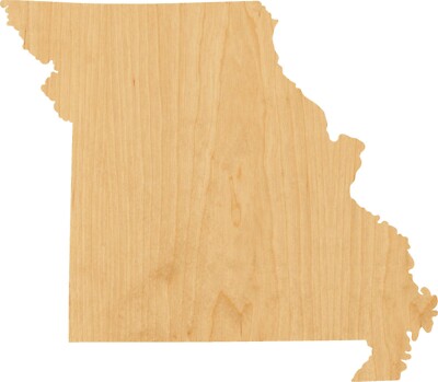 Missouri Laser Cut Out Wood Shape Craft Supply - Woodcraft Cutout | eBay