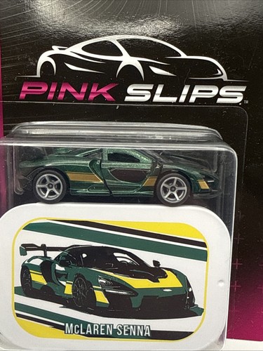 NEW 2024 Jada Pink Slips McLaren Senna Dark Green With Tin Case. T23 | eBay