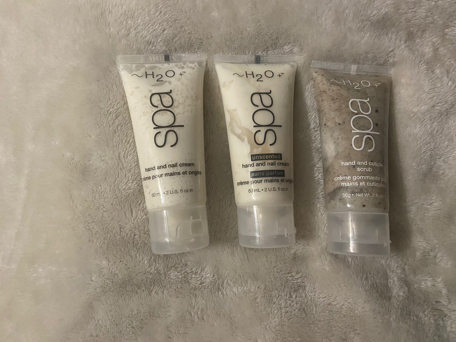 2 H2O Spa, Hand and Nail Cream, 2 oz + hand and cuticle scrub 2 oz | eBay