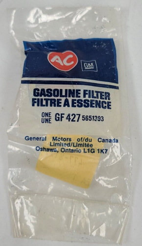 AC Delco GF 427 Rochester Carburetor Fuel Inline Filter Chevrolet GM ...