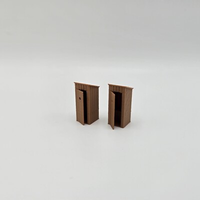 1/76 Scale Privy/Outside Toilet OO Gauge | eBay UK