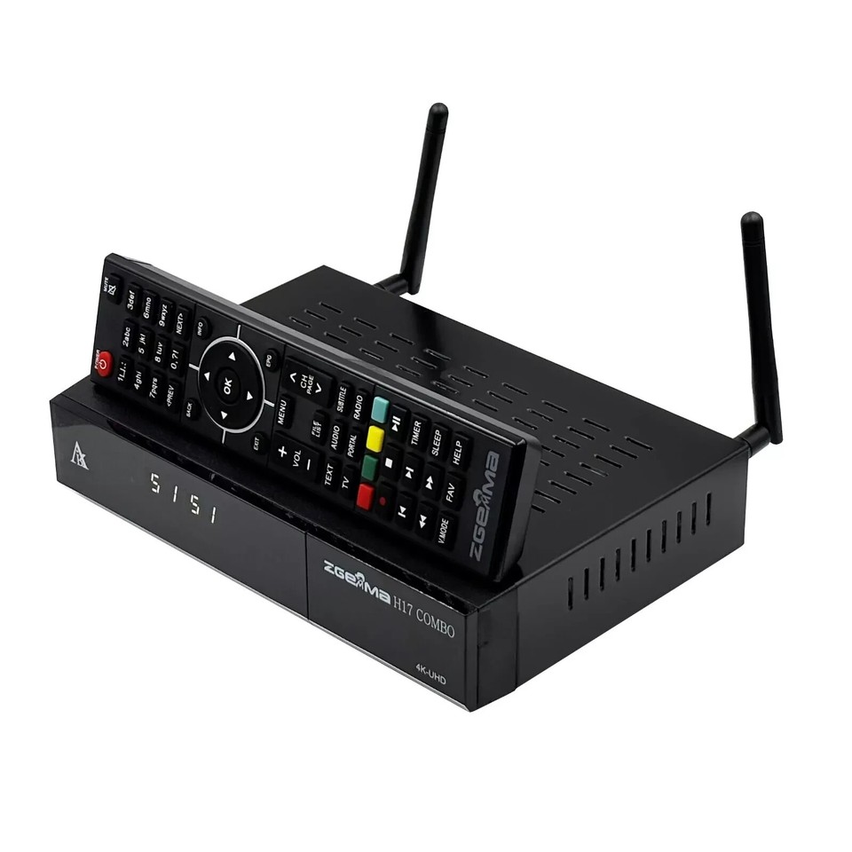 2025 ZGEMMA H17 COMBO 4K UHD Satellite TV Receiver with DVB S2X + DVB ...
