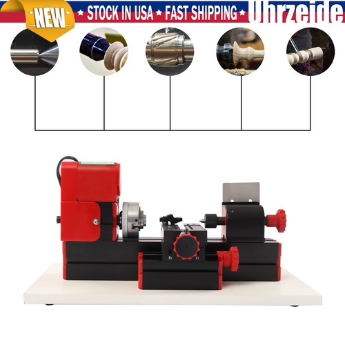 Benchtop Mini Metal Lathe Cutting Machine for DIY Wood Metal 45x135MM ...