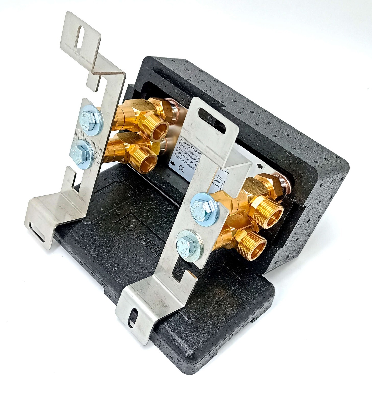 Nordic Tec Plate Heat Exchanger 4 x 3/4'' Optional Insulation 25kW ...