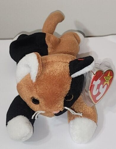 Ty Beanie Baby - CHIP the Calico Cat 8" NEW MWMTs Plush Stuffed Animal ...