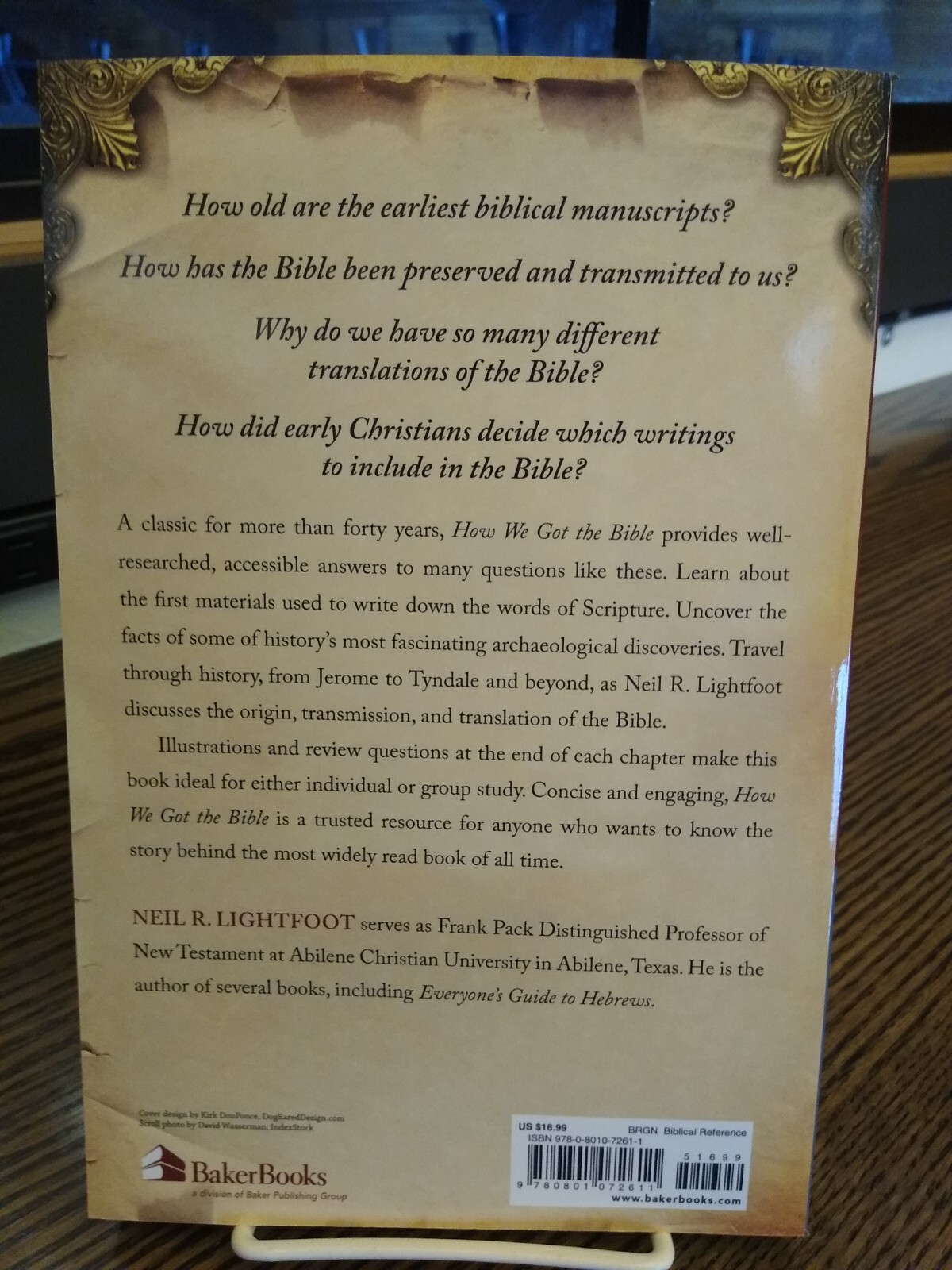 How We Got the Bible by Neil R. Lightfoot (2010, Trade Paperback) for ...