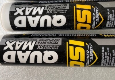 Clear quad max caulking new ((6 Tubes Fast Shipping | eBay