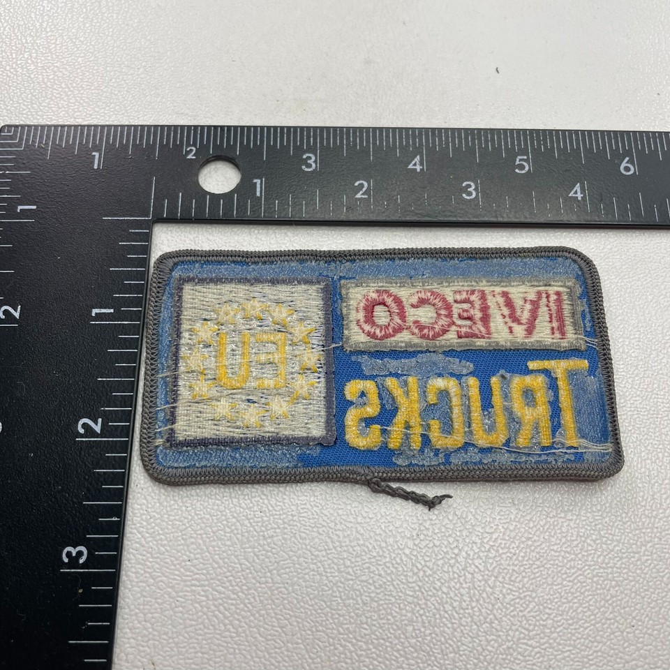 Vintage c 1990s EU European Union IVECO TRUCKS Trucking Advertising Patch 39MU | eBay