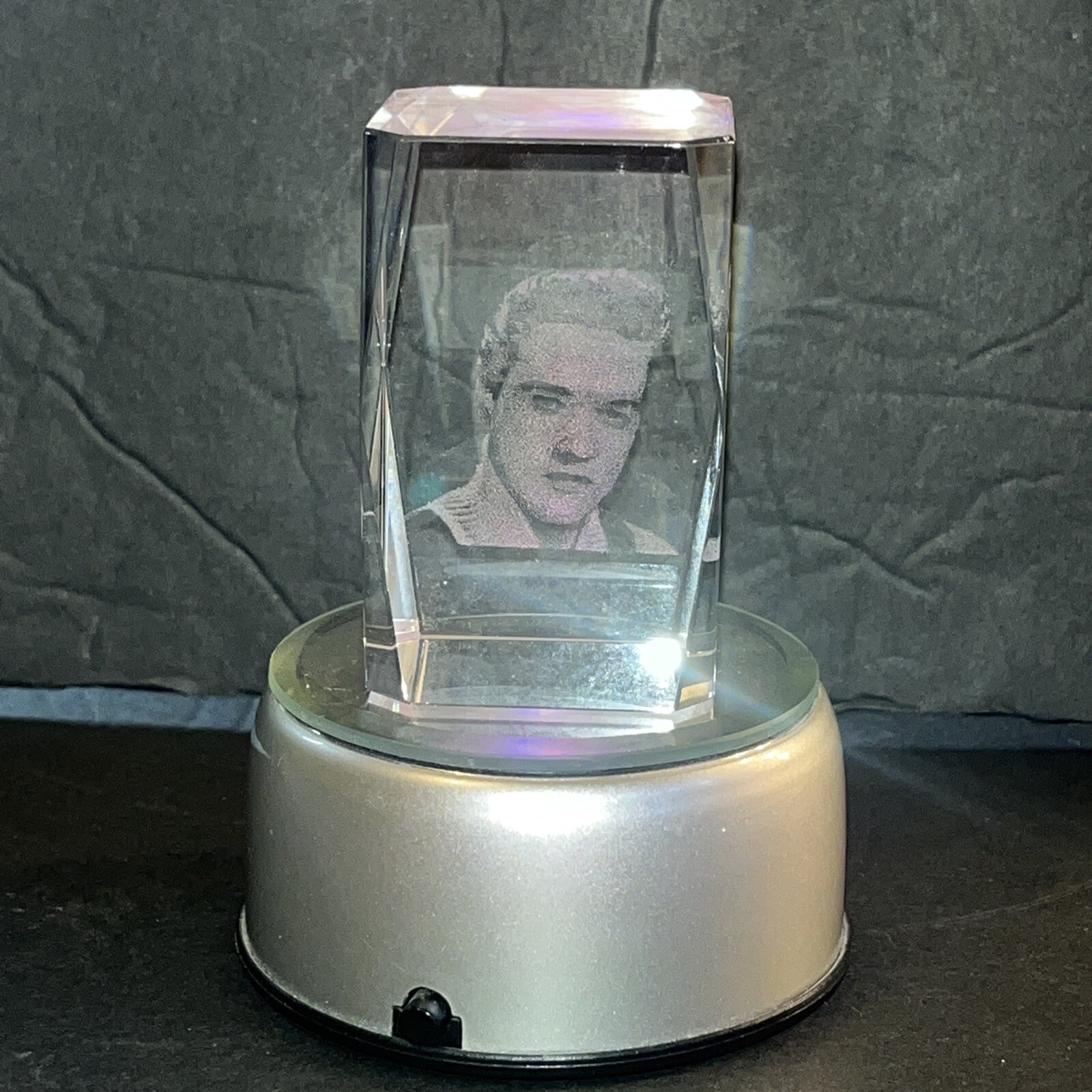 Elvis Presley Crystal 3D Hologram Laser Display Light Picture Sculpture ...