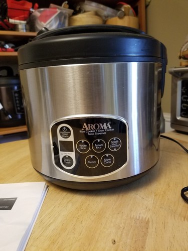 Rice cooker- 10 Cup AROMA Slow Cooker-vegtable Steamer | eBay