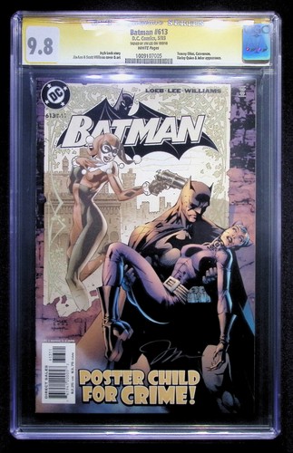 Batman #613 Jim Lee Cover/Art CGC 9.8 - Signed | eBay
