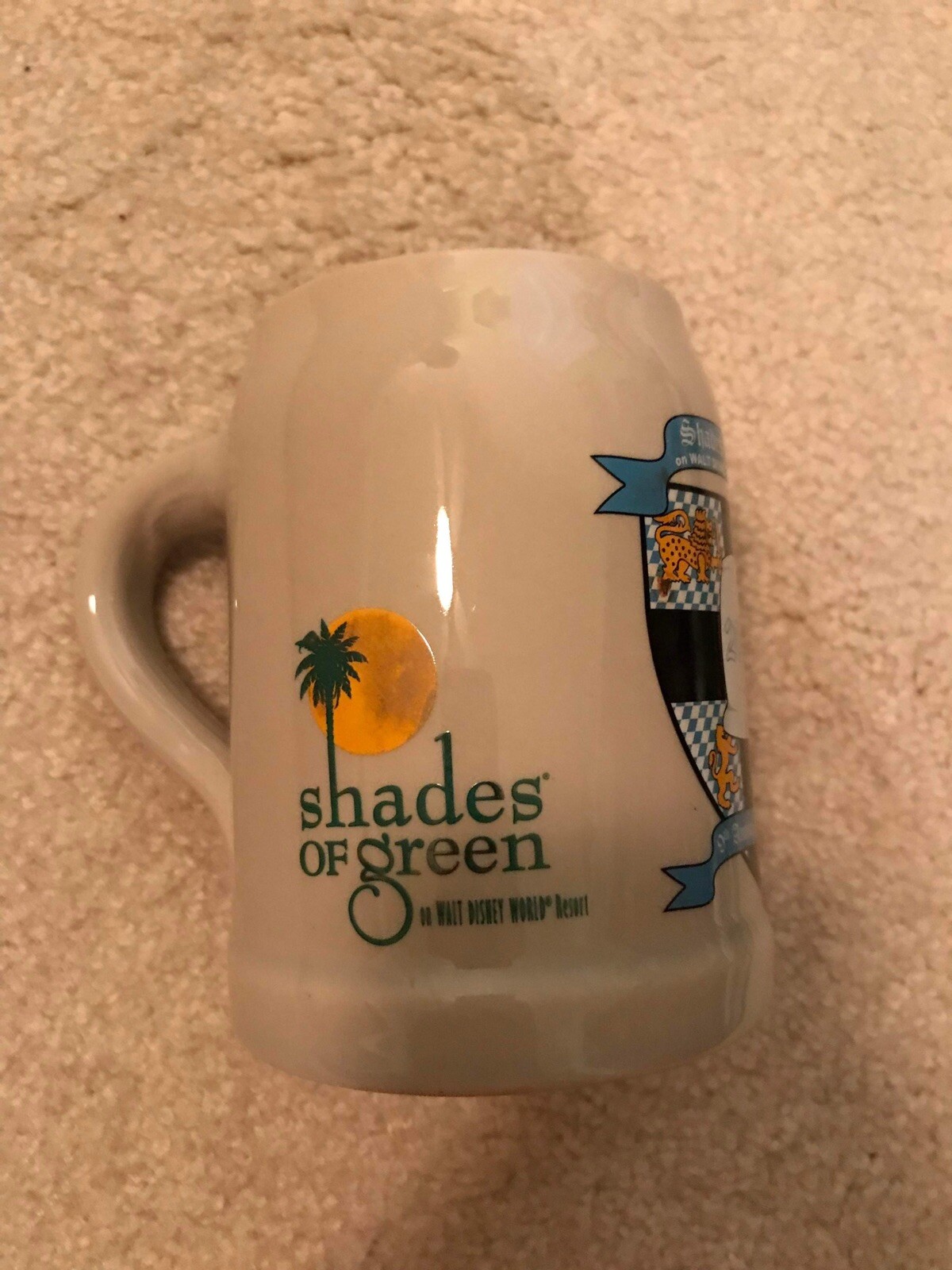 BITBURGER 2006 Shades of Green Disney World .5 Liter Stoneware Beer Mug ...