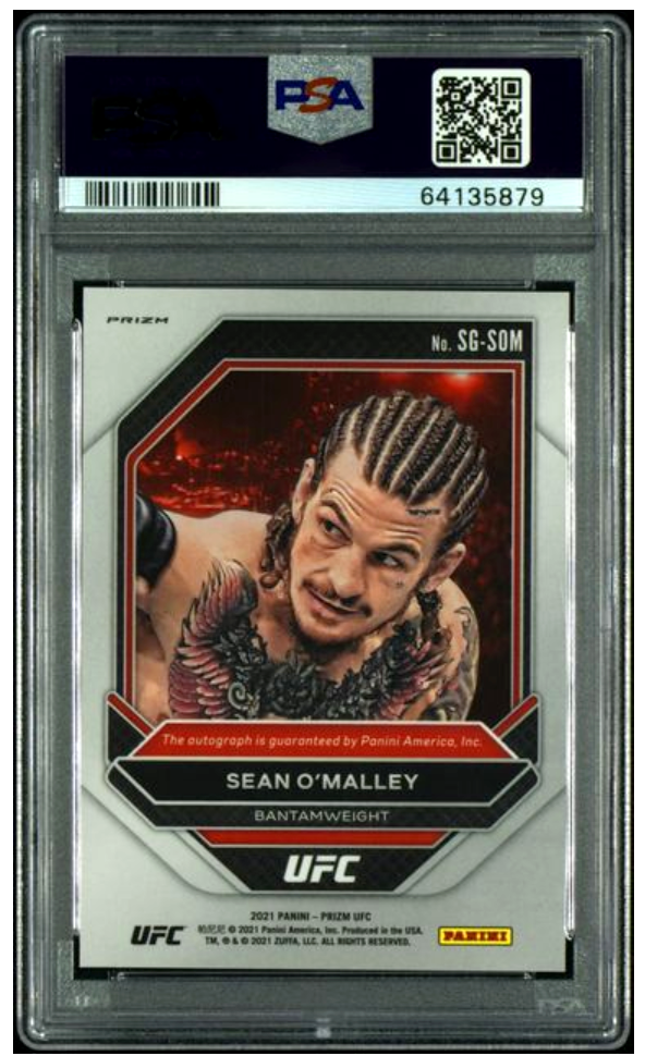 2021 Panini Prizm UFC - Signatures Silver Prizm #SG-SOM Sean O'Malley ...