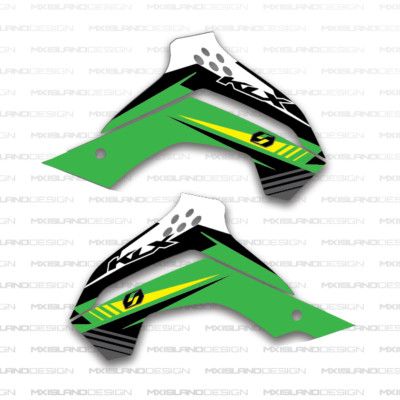 Fit Kawasaki KLX 140 Graphics Kit Years 2008 though 2018 Rad Shroud ...