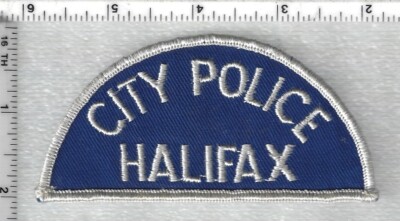 Halifax City Police (Nova Scotia, Canada) Shoulder Patch from the 1970 ...