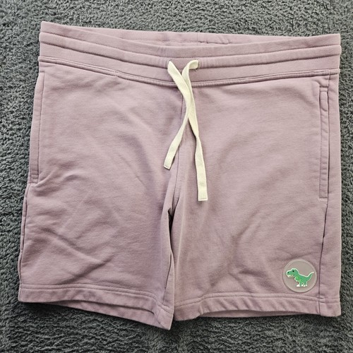 Eubi Shorts Elastic Waist Drawstring 100% Cotton Sweat Shorts Purple ...