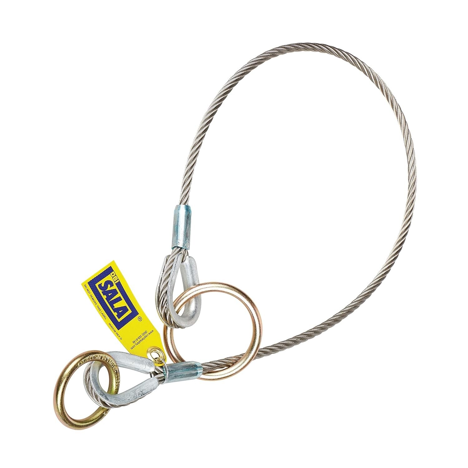 3M Dbi-Sala Pass-Thru Cable Tie-Off Adapter Anchor-Stainless Steel-4 ft ...