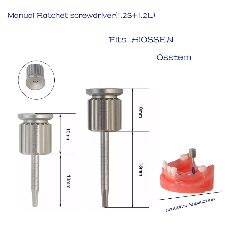 Implant Fit Hiossen Osstem 4.5mm Bone Profiler Guide Screw Torque ...
