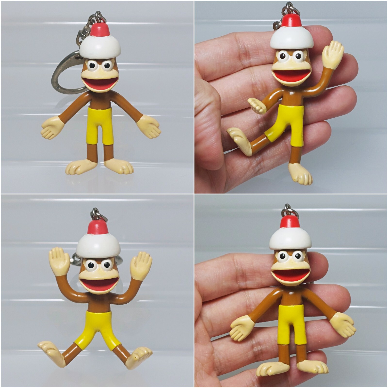 Pipo Monkey Ape Escape Poseable Keychain Figure Sony SCEI Toy Japan N06 ...