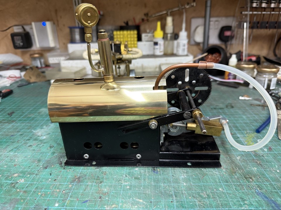 UNIT MARINE LIVE STEAM ENGINE AND BOILER RADIO CONTROL MODEL BOAT SHIP ...