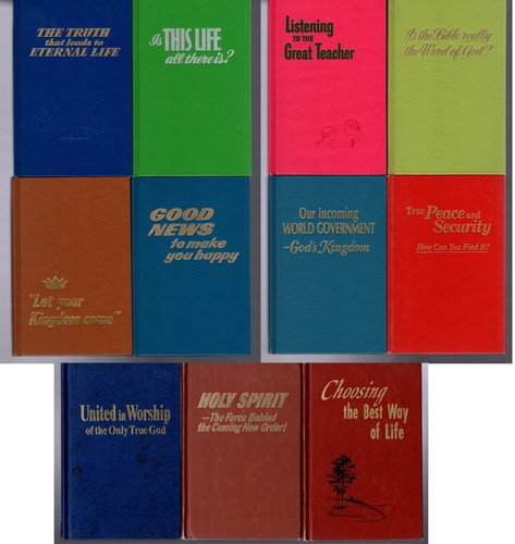 Jehovah's Witnesses: 11 Small Books TRUTH, HOLY SPIRIT, THIS LIFE, etc ...