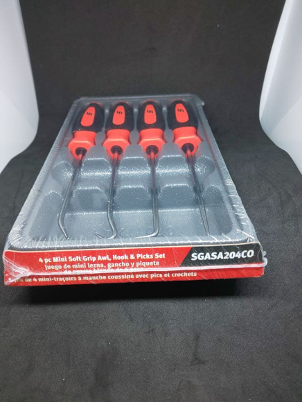 Snap-on ORANGE Mini Soft Grip Awl Hook Pick and Mini Screwdriver Set ...
