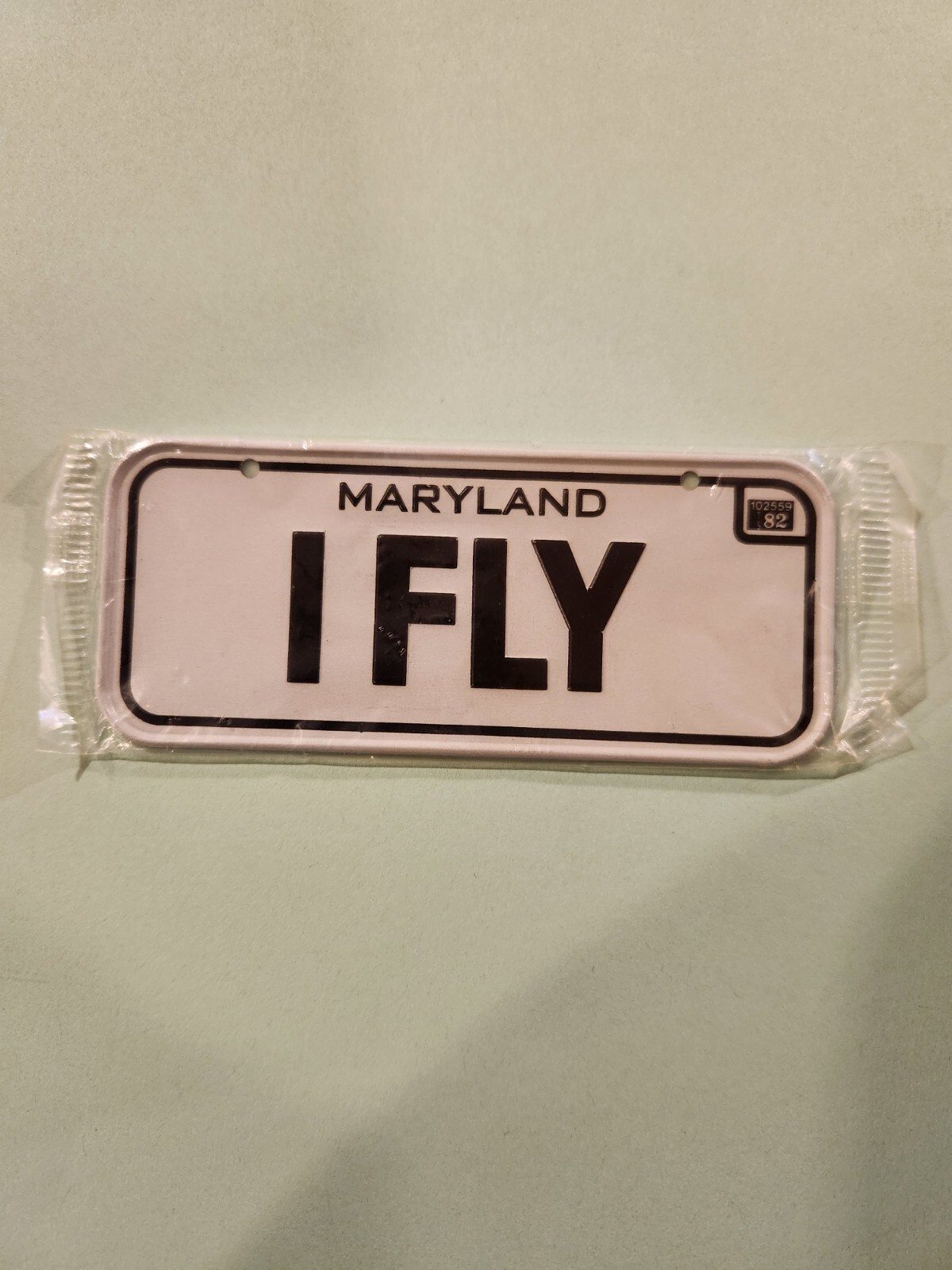 Post Cereal/ Wheaties Bike License plate for the State of Maryland IFLY ...