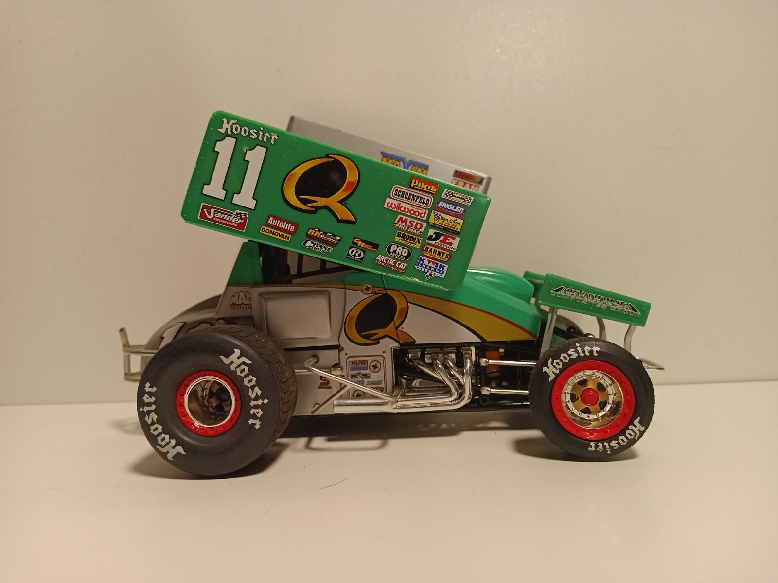 STEVE KINSER SPRINT CAR WORLD OF OUTLAWS QUAKER STATE 1/18 DIECAST R&R ...