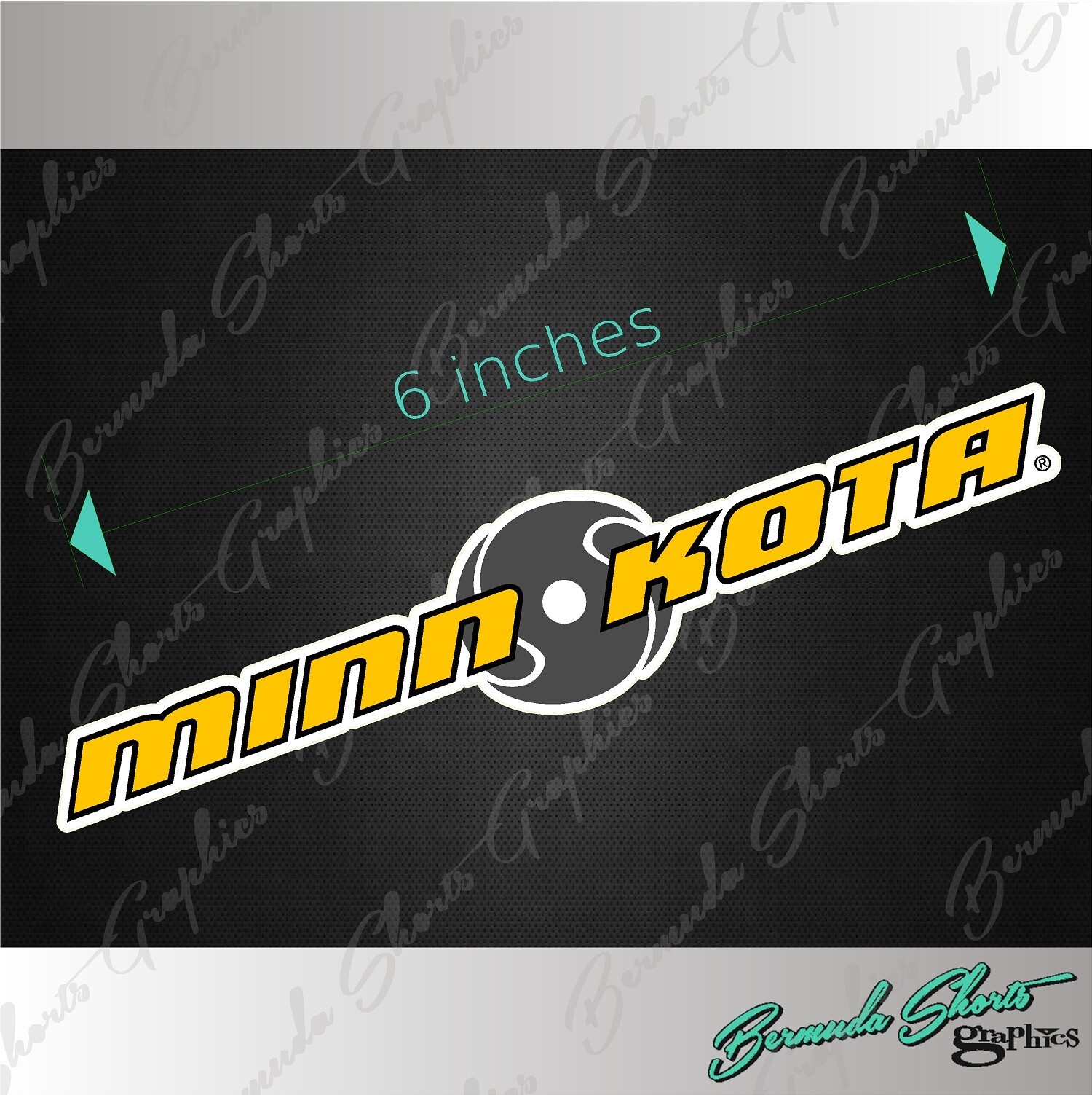 MINN KOTA Decal / 6" Vinyl Fishing Boats Gear Graphic Sticker Decal si ...