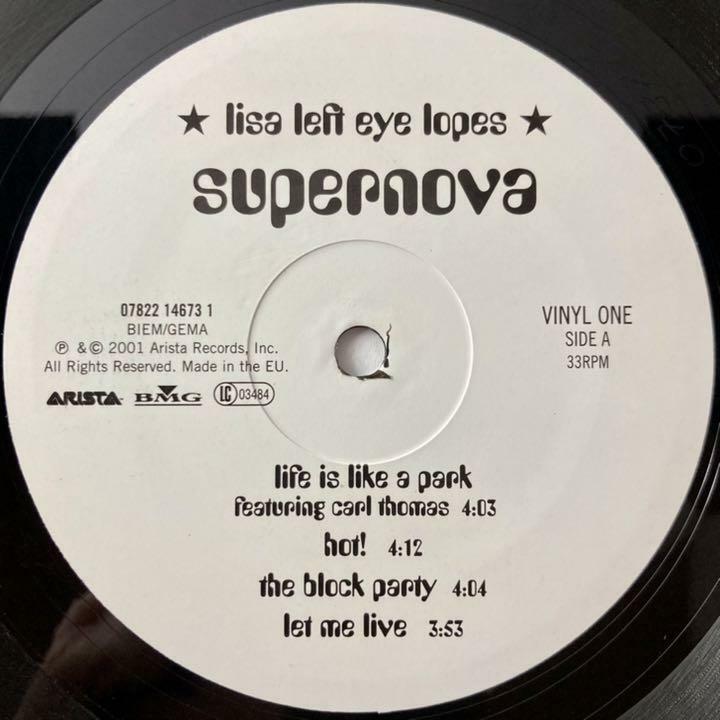 Lisa "Left Eye" Lopes / Supernova 2001 EU Original Edition 2LP Arista ...