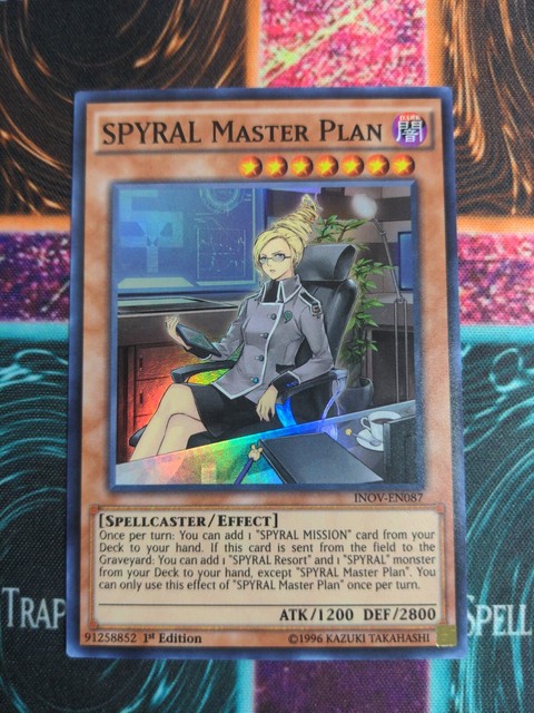 Yu-Gi-Oh! TCG SPYRAL Master Plan Invasion: Vengeance INOV-EN087 1st ...