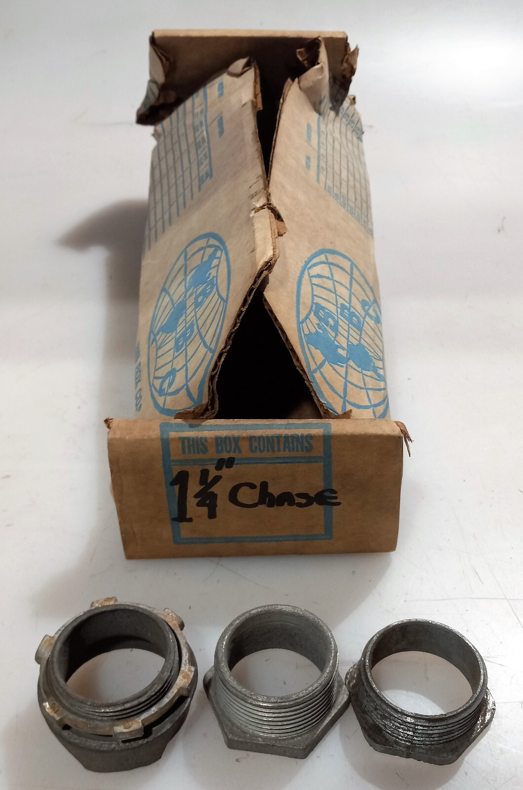 1-1/4" Chase Conduit Nipple Hex Head 3-Pkg. | eBay