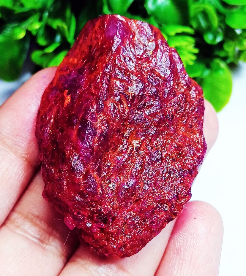 Natural Red Beryl Rough Loose Gemstone 143.90 Ct Certified With Free ...