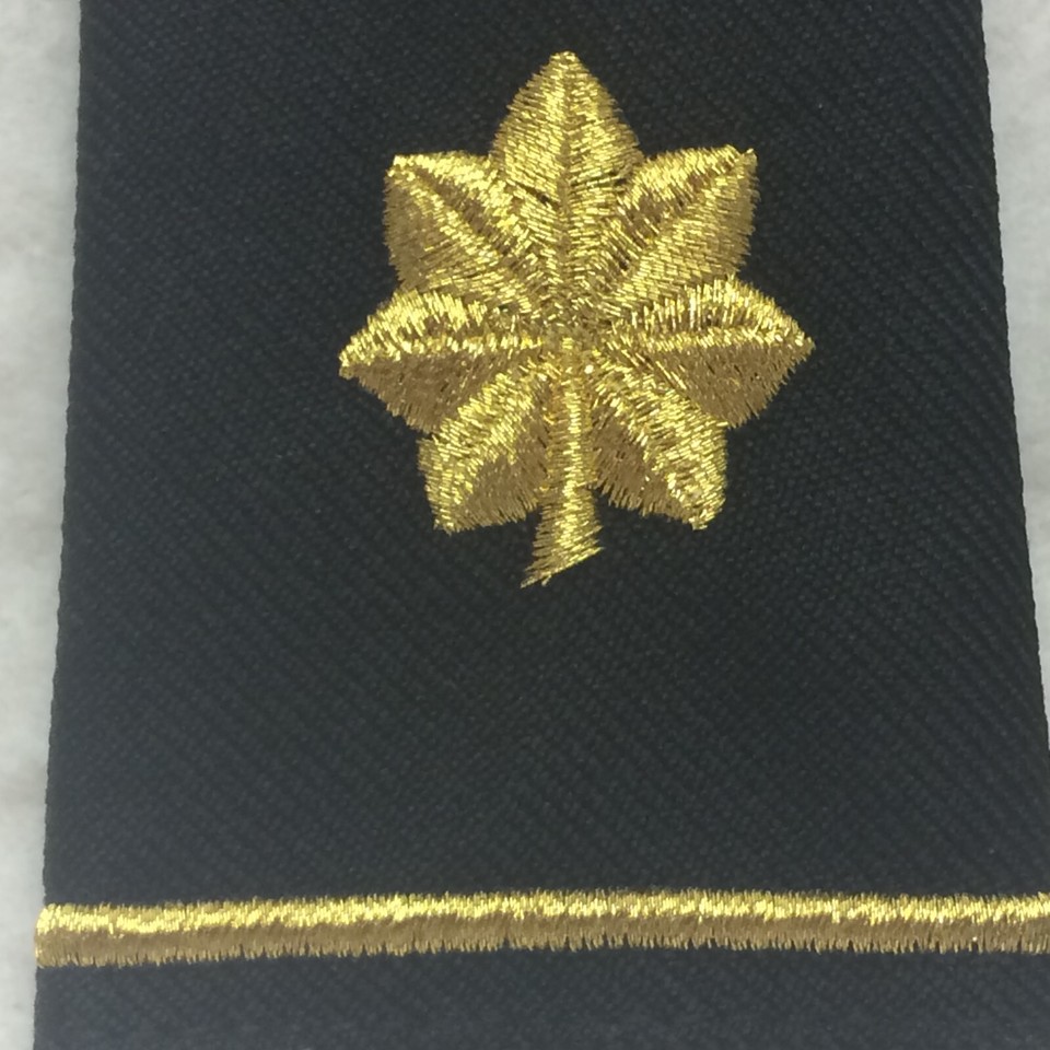 US Military Uniform Army Epaulet Shoulder Insignia lot (2) Major Rank ...