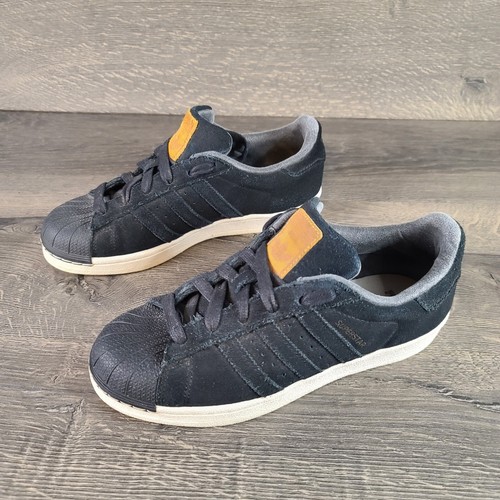 Adidas Mens Superstar PCl 789002 Tripple Black Shell Toe Sneakers Size ...