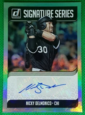 Nicky Delmonico 2018 Panini Donruss Signature Series #SS-ND Autograph ...
