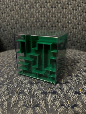 Money Maze 3D Cube Bank. Brain Teaser Puzzle Game - Dark Green, NEW | eBay