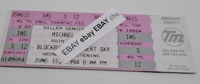 Michael Bolton Blockbuster Desert Sky JUN 15, 1994 Phoenix Arizona ...