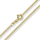 9CT GOLD CURB CHAIN 16 18 20 22 24 ROPE POW BELCHER ROLO TRACE LINK ...