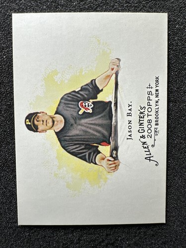 JASON BAY #303 2008 Topps Allen & Ginter's SP Short Print Pittsburgh ...