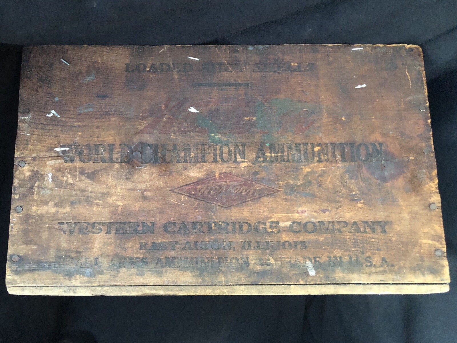 Western Cartridge Company East Alton Illinois 500 Super 12GA Wooden ...