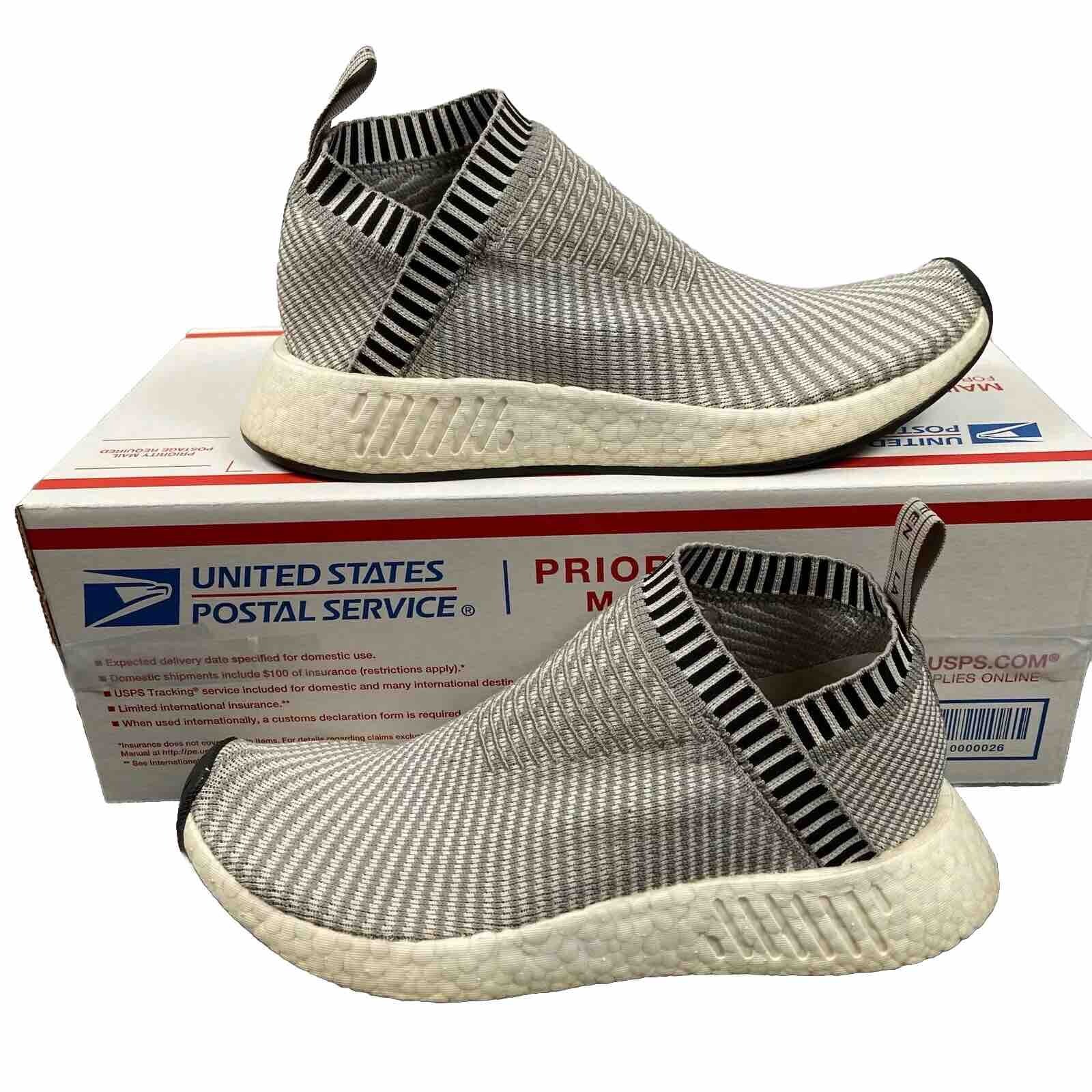 Size 6.5 - adidas NMD_CS2 Primeknit Dark Grey Shock Pink for sale ...