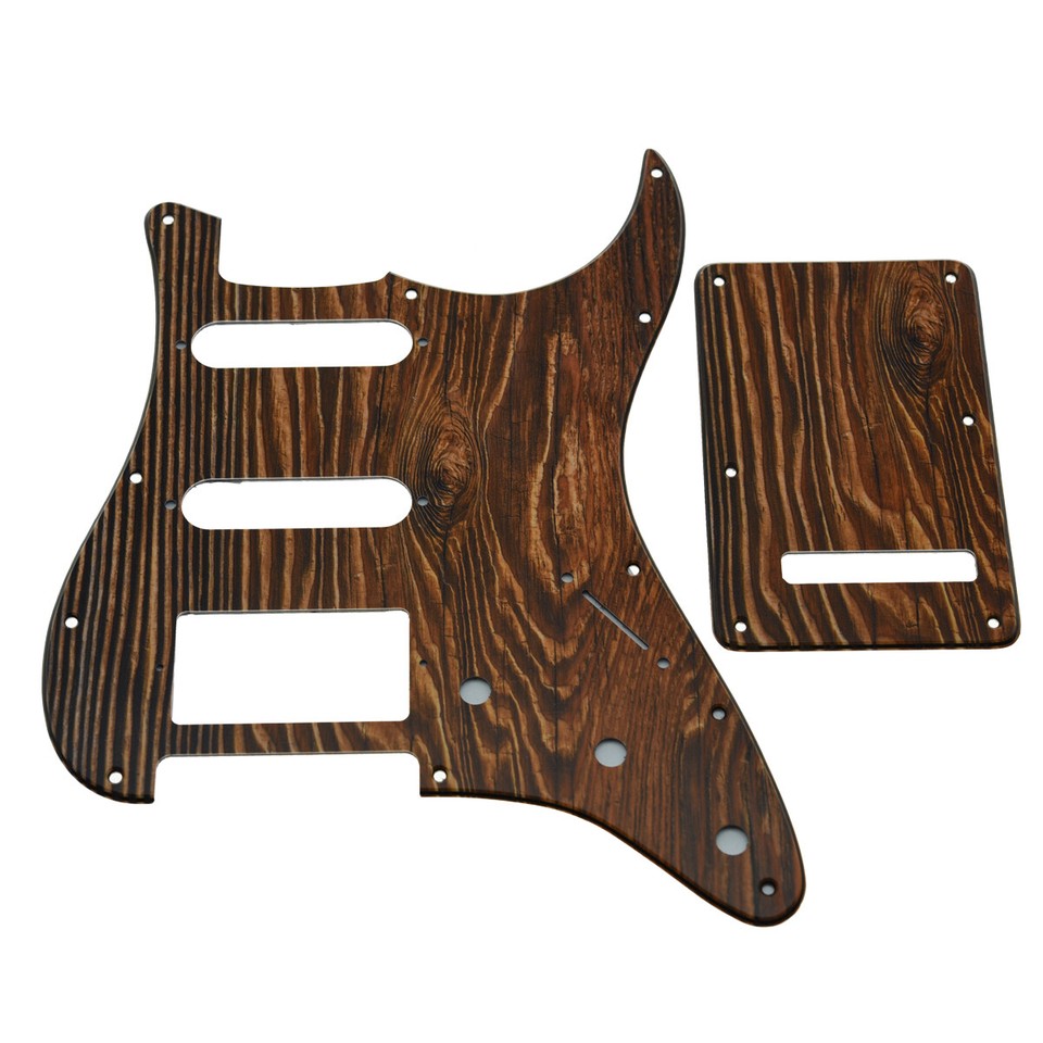 KAISH Guitar HSS Plastic Pickguard Scratch Plate Tremolo Cover Fits ...