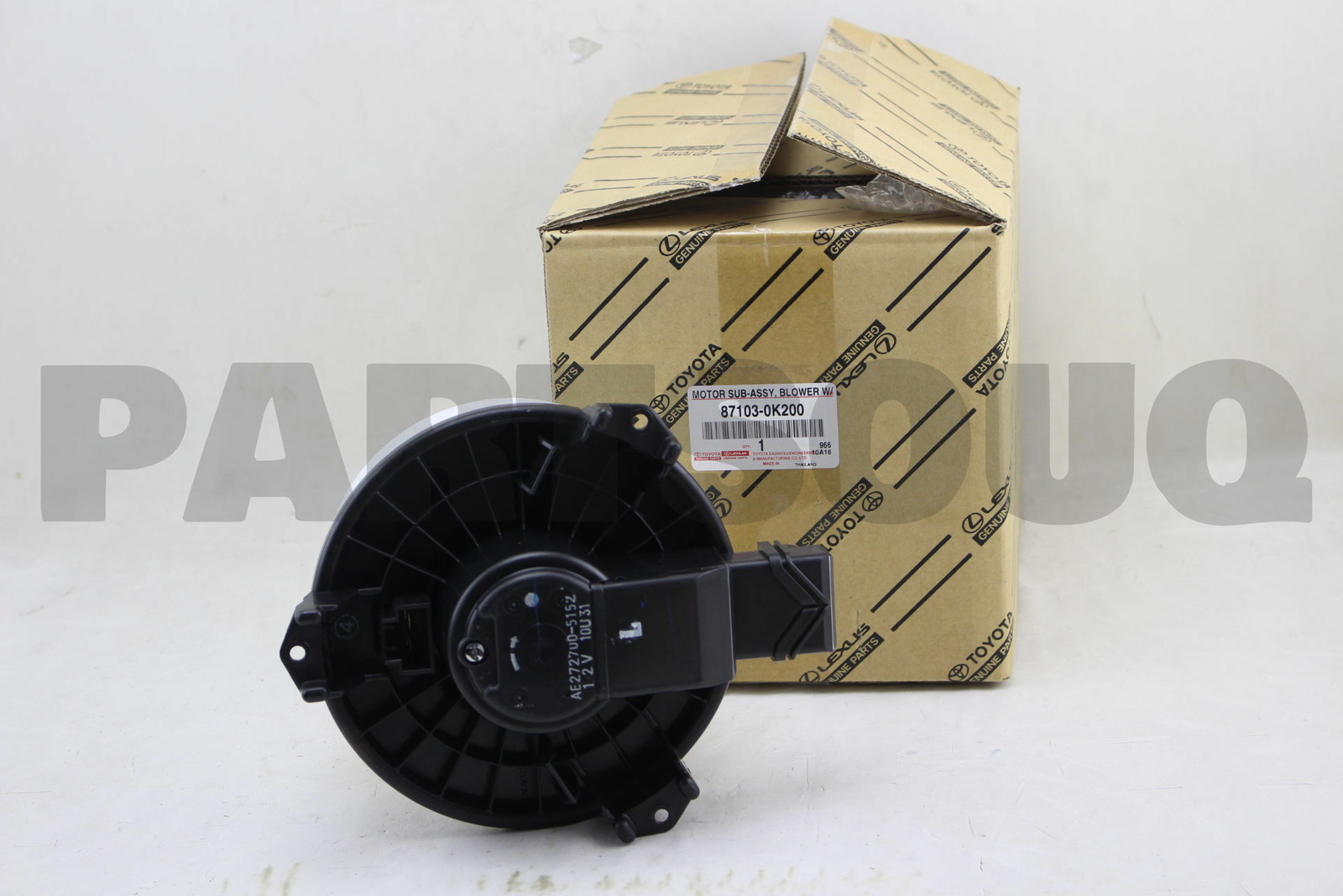 871030K200 Genuine Toyota MOTOR SUB-ASSY, BLOWER W/FAN 87103-0K200 | eBay