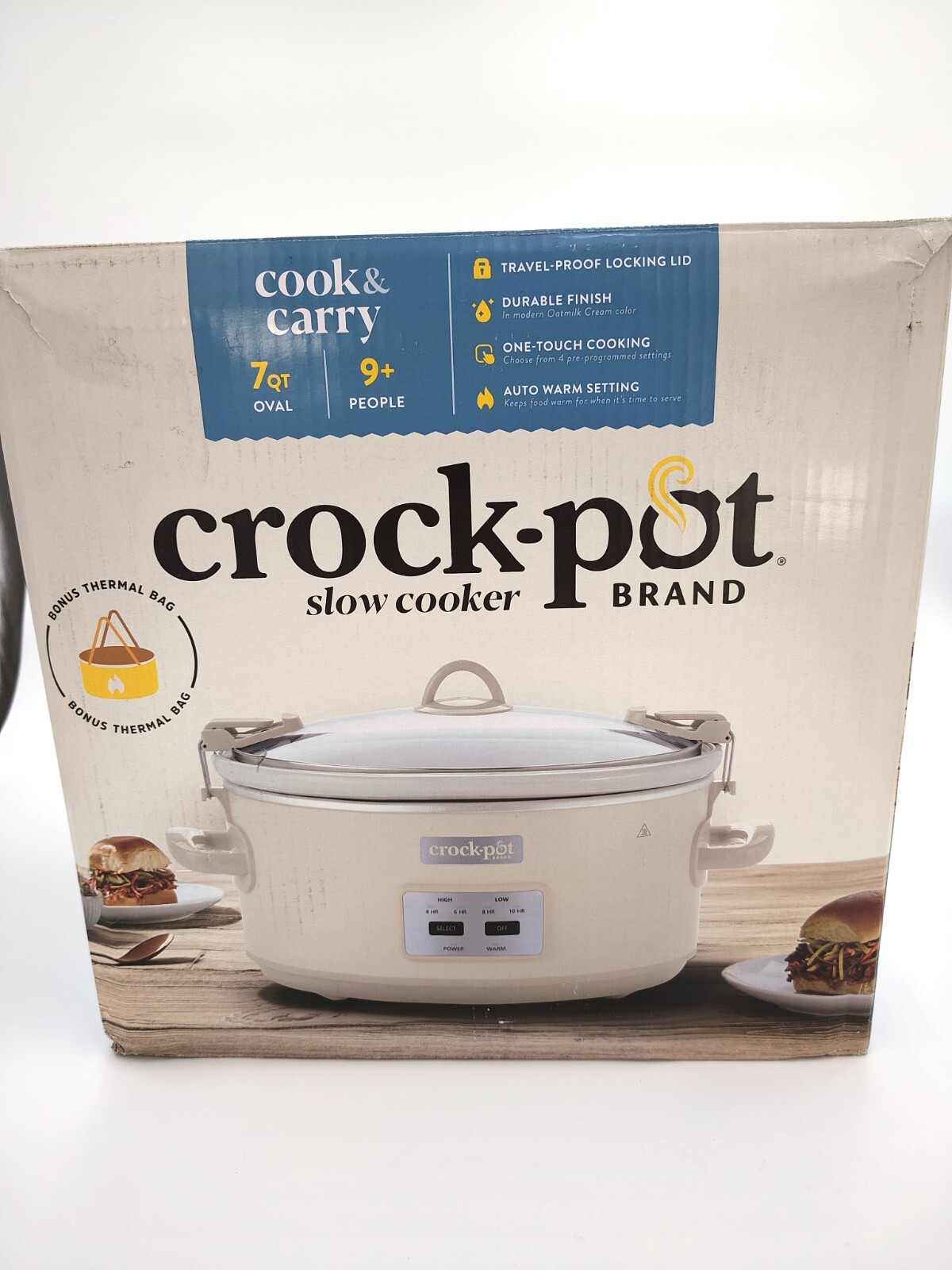 Crock-pot slow cooker Brand - Cook & Carry - 7 qt - 9+ People - Oval ...