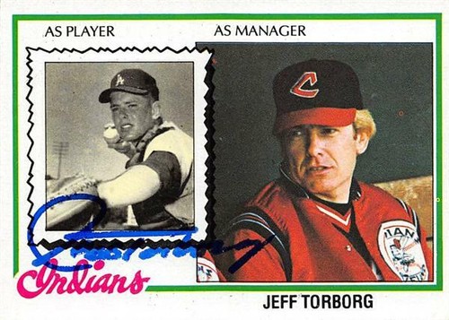 Jeff Torborg autographed baseball card (Cleveland Indians, 67) 1978 ...