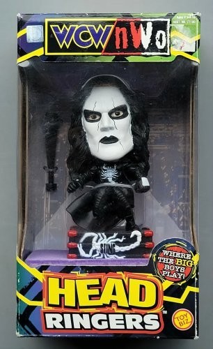 wwe wcw wwf ljn classic superstars wcw/nwo head ringers sting wrestling ...