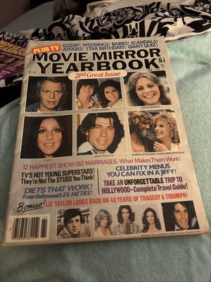 MAG: Movie Mirror Yearbook #21 1977-Cher-Fonzie-Paul Newman-Farrah ...