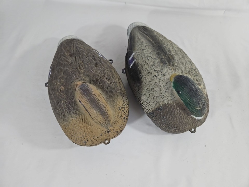 VTG Flambeau Sleeping Mallard Drake and Hen Duck Decoys Plastic 1988 | eBay