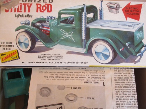 🔥 VINTAGE LINDBERG 648M FORD UTILITY ROD PICKUP MOTORIZED EARLY 1960 ...